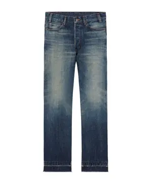 Celine Wesley Jeans In Cotton Denim - No