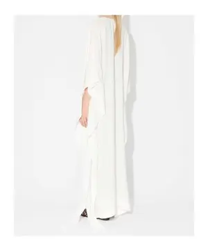 Alaïa Loose Fit V-neck Kaftan Dress