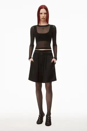 Alexander Wang Mesh Long-sleeved T-shirt