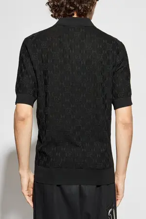 Dolce & Gabbana Dolce Gabbana V-neck Straight Hem T-shirt