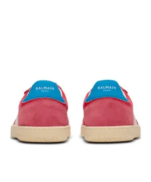Balmain Round Toe Lace-up Sneakers - Multicolor