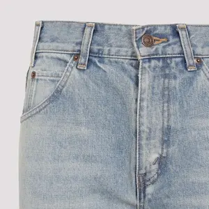 Celine Dylan Flared Jeans In Sweet Honey Wash Denim