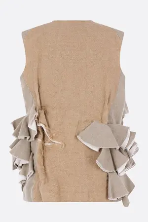 Comme Des Garçons Ruffled Gilet