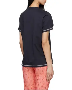 GANNI Raspberry Print T-shirt