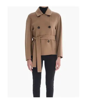 Max Mara Double-breasted Long-sleeved Coat