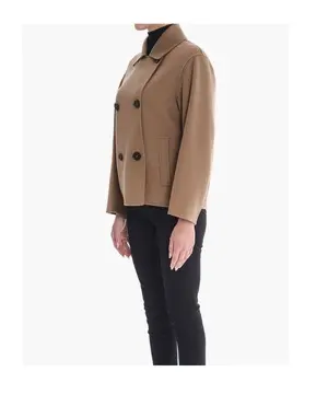 Max Mara Double-breasted Long-sleeved Coat