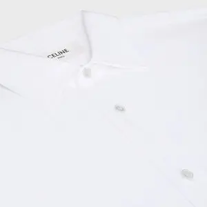 Celine Loose Shirt In Cotton Poplin