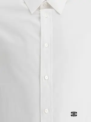 Celine Loose Shirt In Cotton Poplin