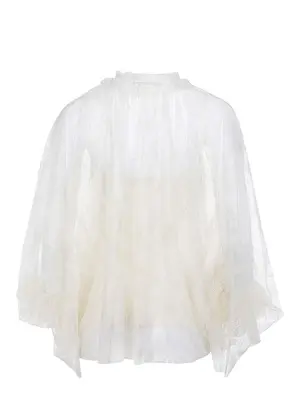 Philosophy Di Lorenzo Serafini Lace Ruffle Blouse