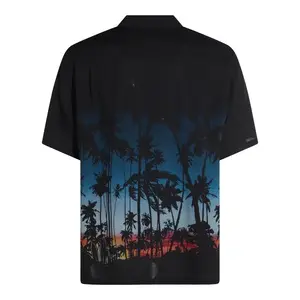 Celine Hawaiian Shirt In Printed Viscose