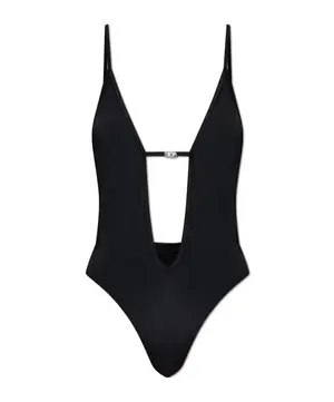 DIESEL® Daisy Dnm High Cut One Piece Swimsuit - Black