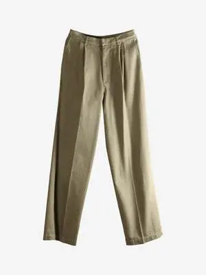 Dries Van Noten Pleated Straight-leg Trousers