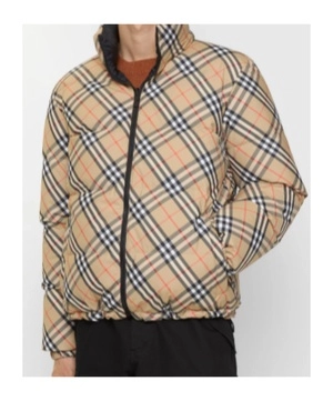 Burberry Checked Reversible Zip-up Jacket
