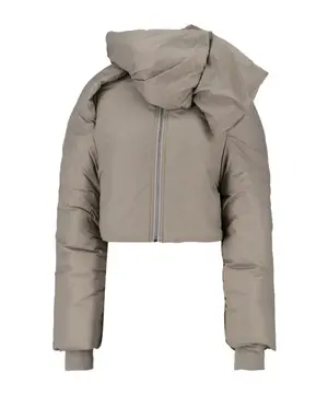 Rick Owens Convertible Cropped Jacket - Nude