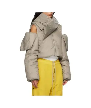 Rick Owens Convertible Cropped Jacket - Nude