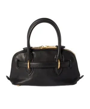 Miu Miu Aventure Mini Nappa Leather Bag - Black