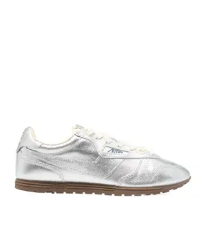 AUTRY Windspin Metallic Sneakers - Silver-tone