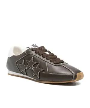 Amiri Pacific Flat Leather Sneakers - Black