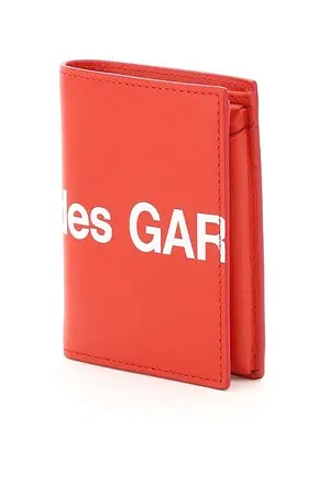 Comme Des Garçons Large Logo Print Wallet