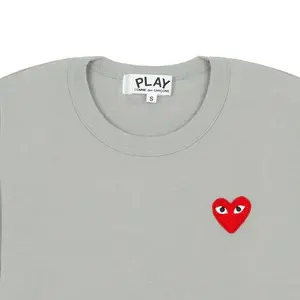 Comme Des Garçons Crewneck T-shirt With Logo Detail