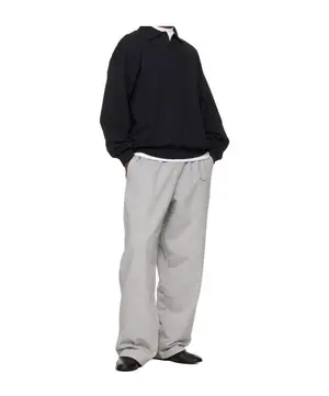 Vetements Polo-collar Sweatshirt - Black