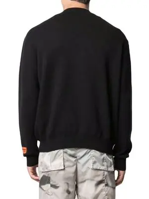 Heron Preston Logo Printed Crew Neck Sweater
