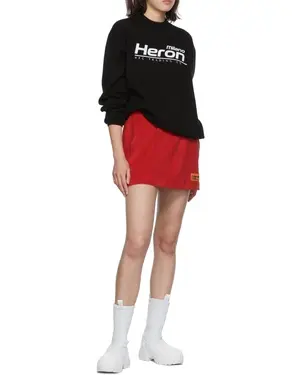 Heron Preston Logo Printed Crew Neck Sweater