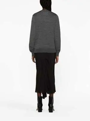 MAISON MARGIELA V-neck Bat Print Sweater