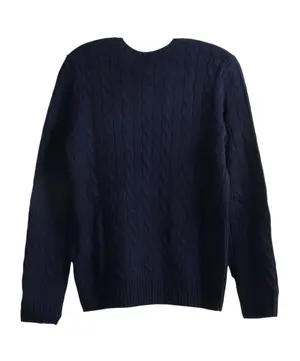 Polo Ralph Lauren Cable-knit Jumper With Embroidered Logo - Navy