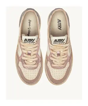 AUTRY Medalist Lace-up Sneakers - Nude