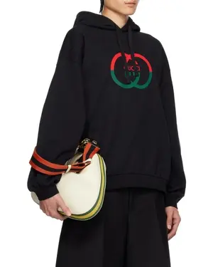 Gucci Interlocking G Drawstring Hoodie
