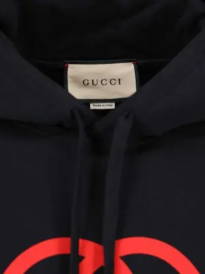 Gucci Interlocking G Drawstring Hoodie