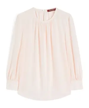 Max Mara Crewneck Blouse - Pink