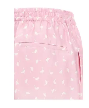 Moschino Allover Printed Elastic Waist Shorts - Pink