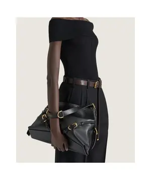 Givenchy Voyou Medium Shoulder Bag - Black