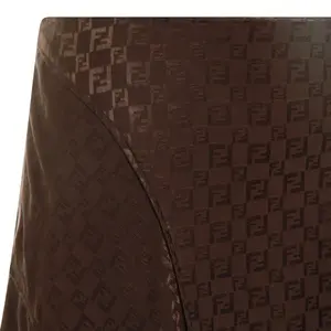 Fendi Monogrammed A-line Midi Skirt - No
