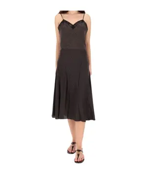 Fendi Monogrammed A-line Midi Skirt - No