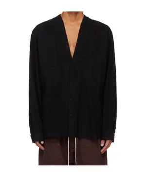 Rick Owens Brushed Cotton Poplin Shirt