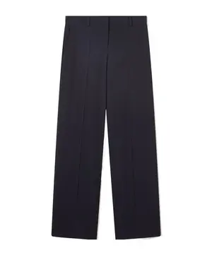 Stella McCartney Pleated Wide-leg Trousers - Ink