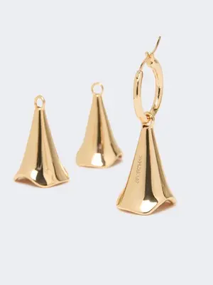 Sportmax Floral Pendant Earrings