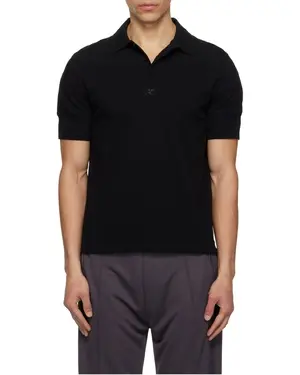 COURREGES Courrèges Signature Polo Shirt - Black