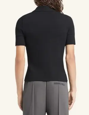 COURREGES Courrèges Signature Polo Shirt - Black