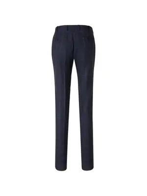 Canali Checked Suit - Black