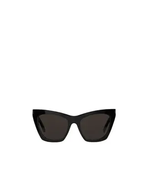 Saint Laurent Kate Cat Eye Frame Sunglasses - Black