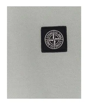 Stone Island Slim Fit Logo Patch Polo Shirt - Sage