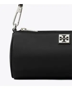 Tory Burch Virginia Zipped Cylinder Bag - Black