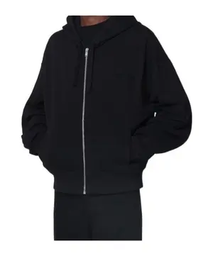Alexander McQueen Logo Embroidered Zip-up Hoodie - Black