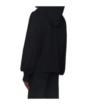 Alexander McQueen Logo Embroidered Zip-up Hoodie - Black