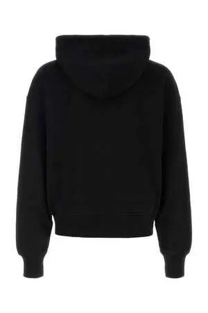 Alexander McQueen Logo Embroidered Zip-up Hoodie