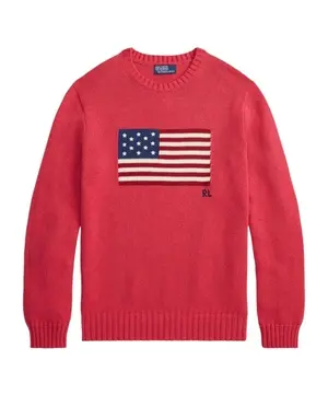 Polo Ralph Lauren Iconic Flag Crewneck Sweater